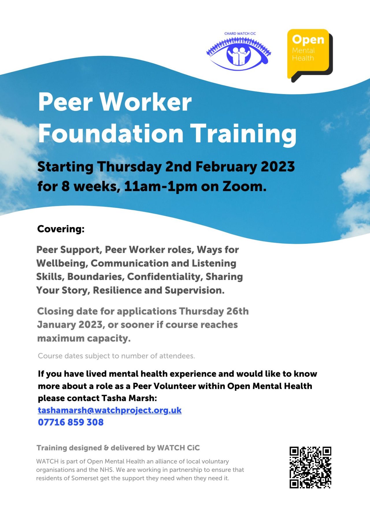 Become a Peer Worker Volunteer - Open Mental Health